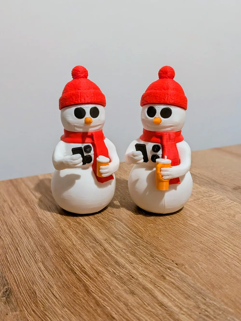 Cute Hipster Snowmen - Free 3D Print Model - MakerWorld
