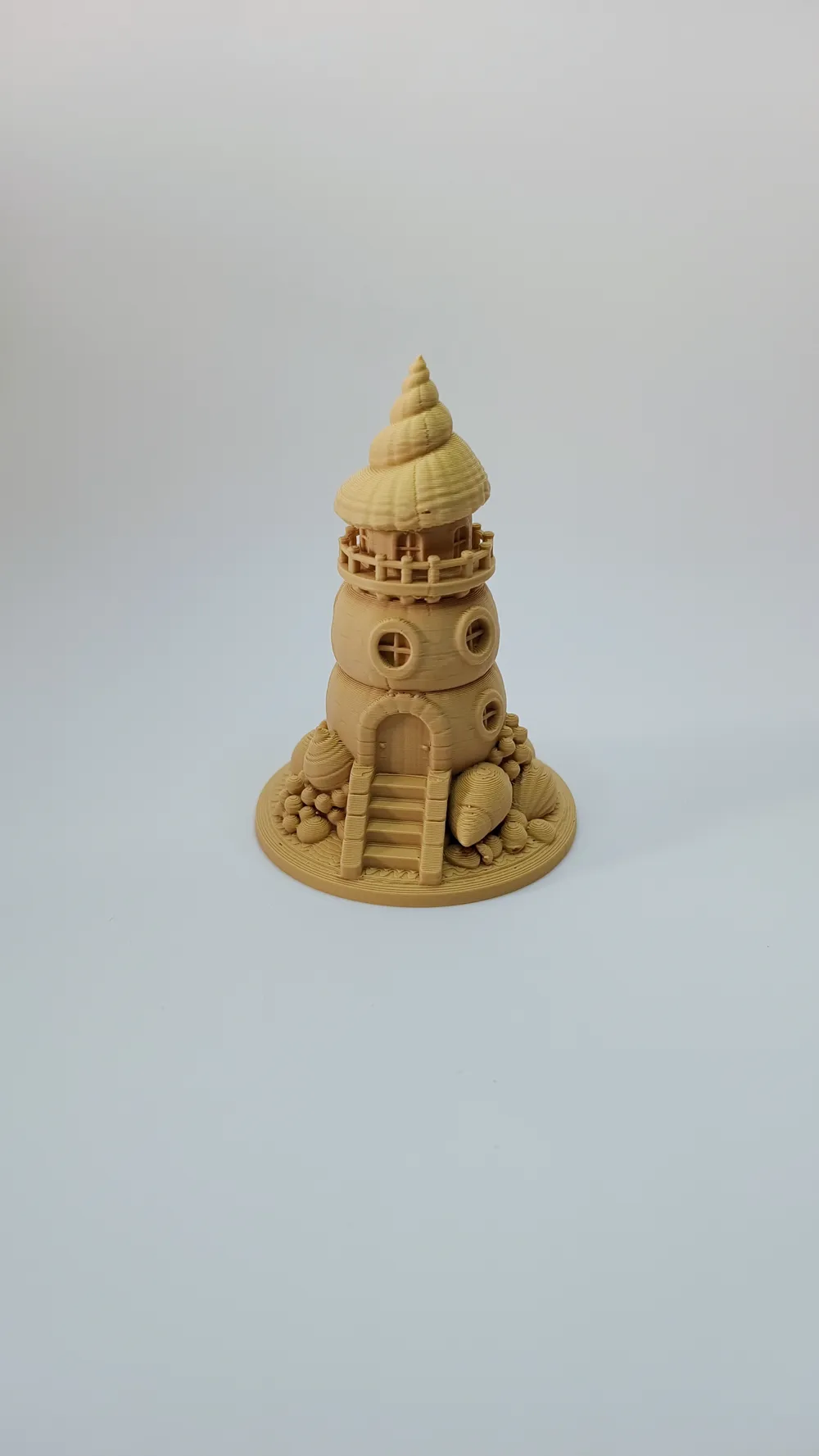 Snail Crown Tower of Wave Magic - Free 3D Print Model - MakerWorld