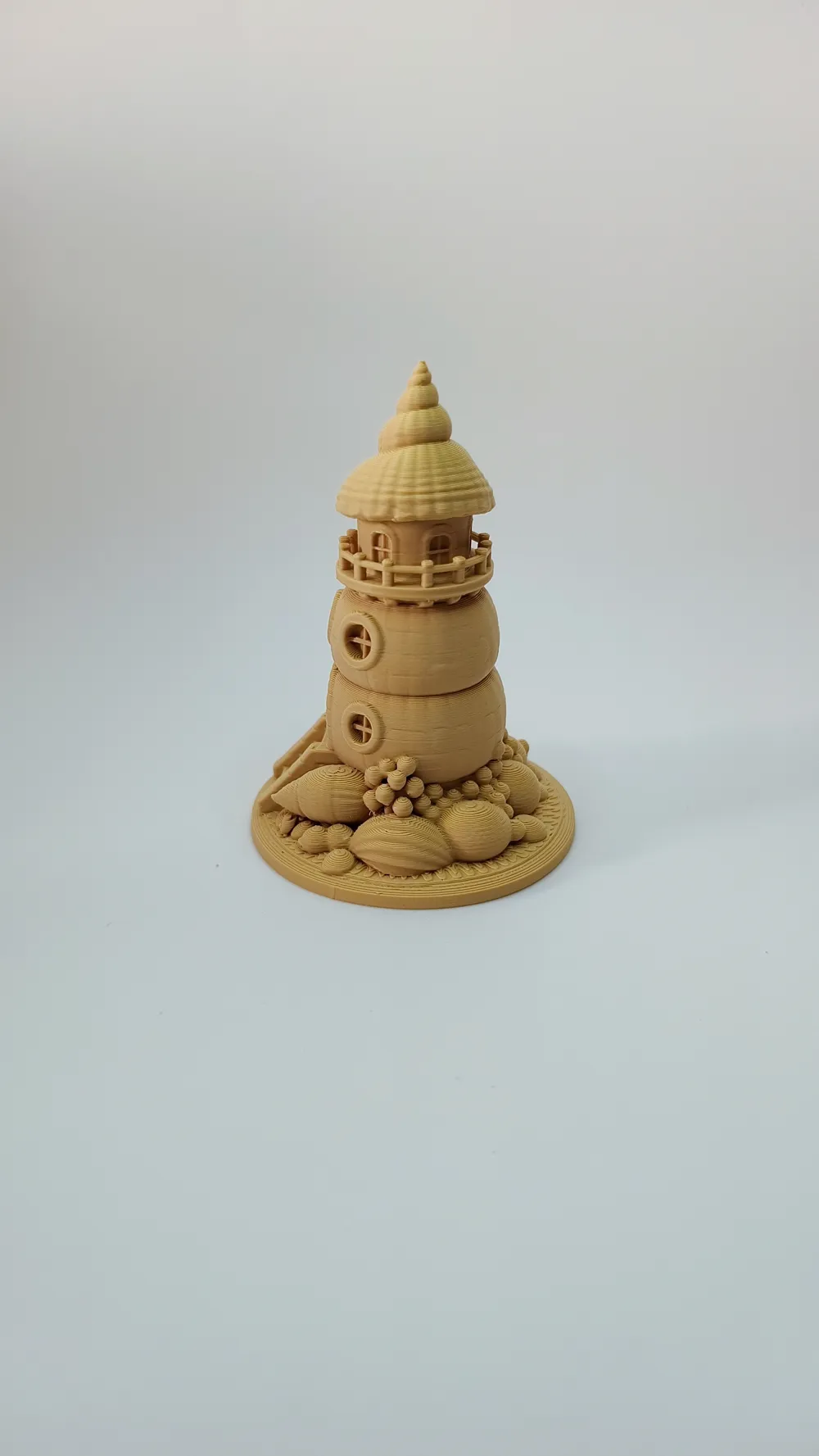 Snail Crown Tower of Wave Magic - Free 3D Print Model - MakerWorld
