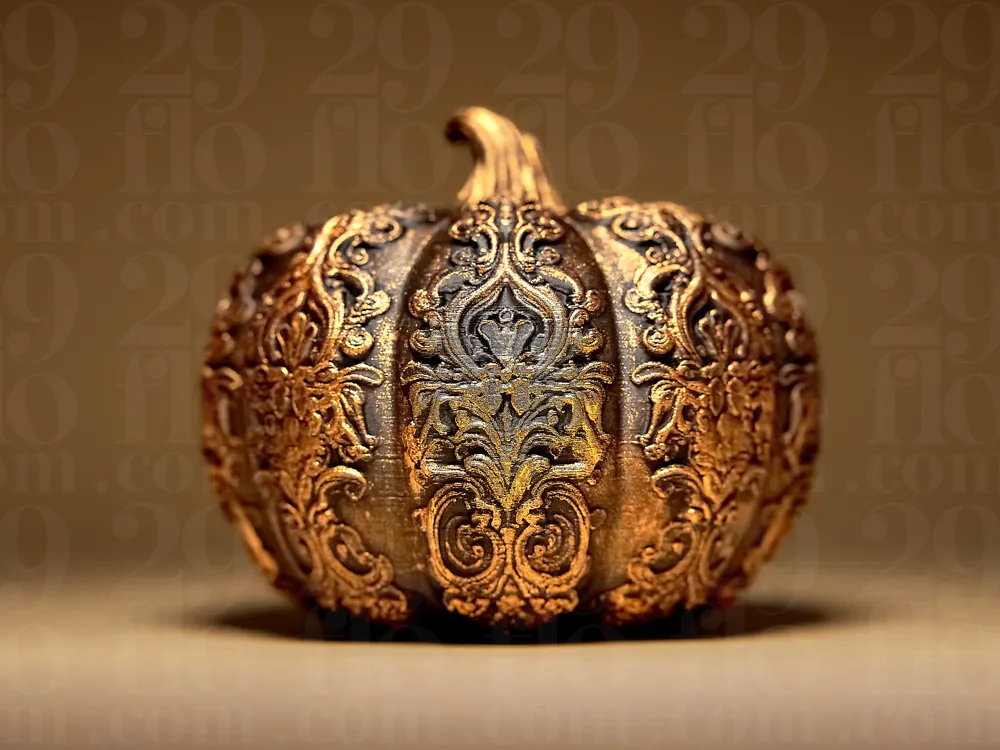 3 Ornamental Pumpkins by 29FLO MakerWorld: Download Free 3D Models
