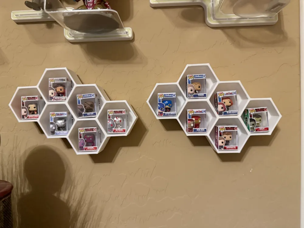 Mini Funko Pop Honeycomb Display by Muensterman1024 MakerWorld ...