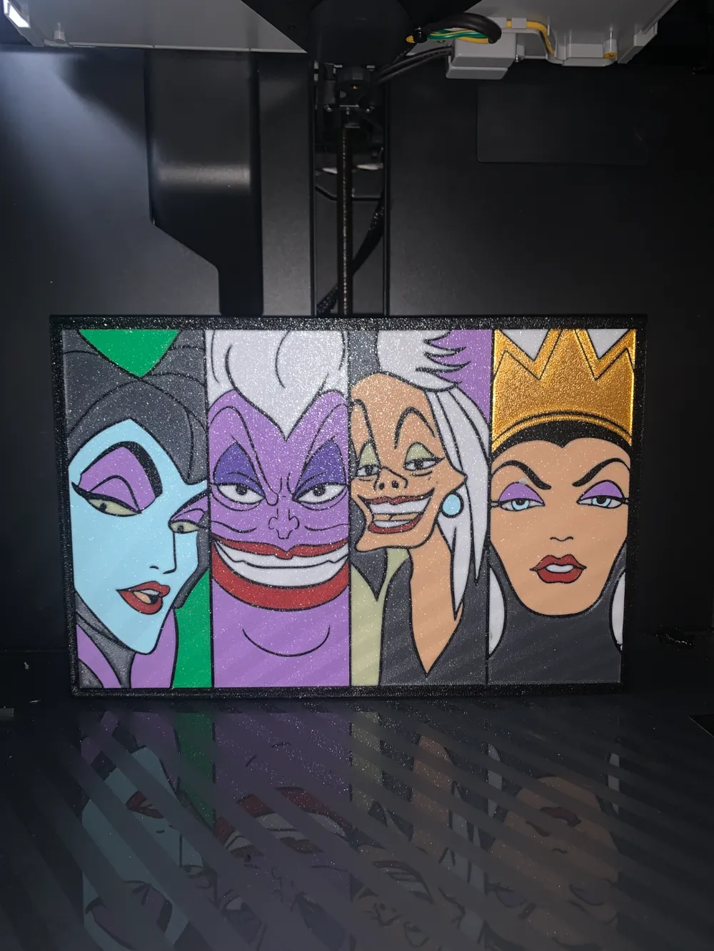 Disney Bad Queens LED Lightbox by gare-sb - MakerWorld