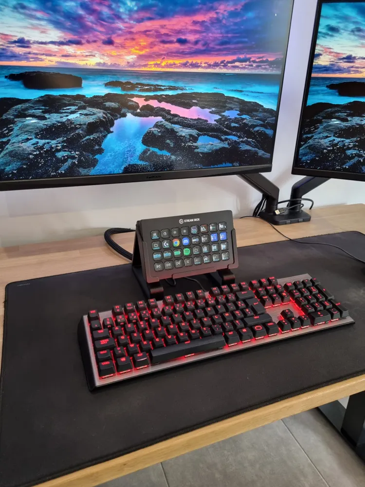 Stream Deck XL Stand - Free 3D Print Model - MakerWorld