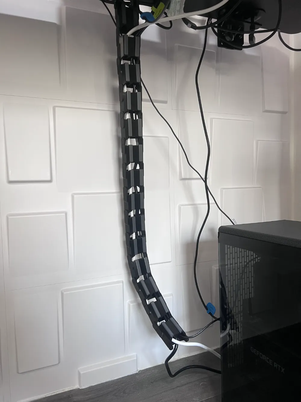 Cable Management - Under Desk Snake - Free 3D Print Model - MakerWorld