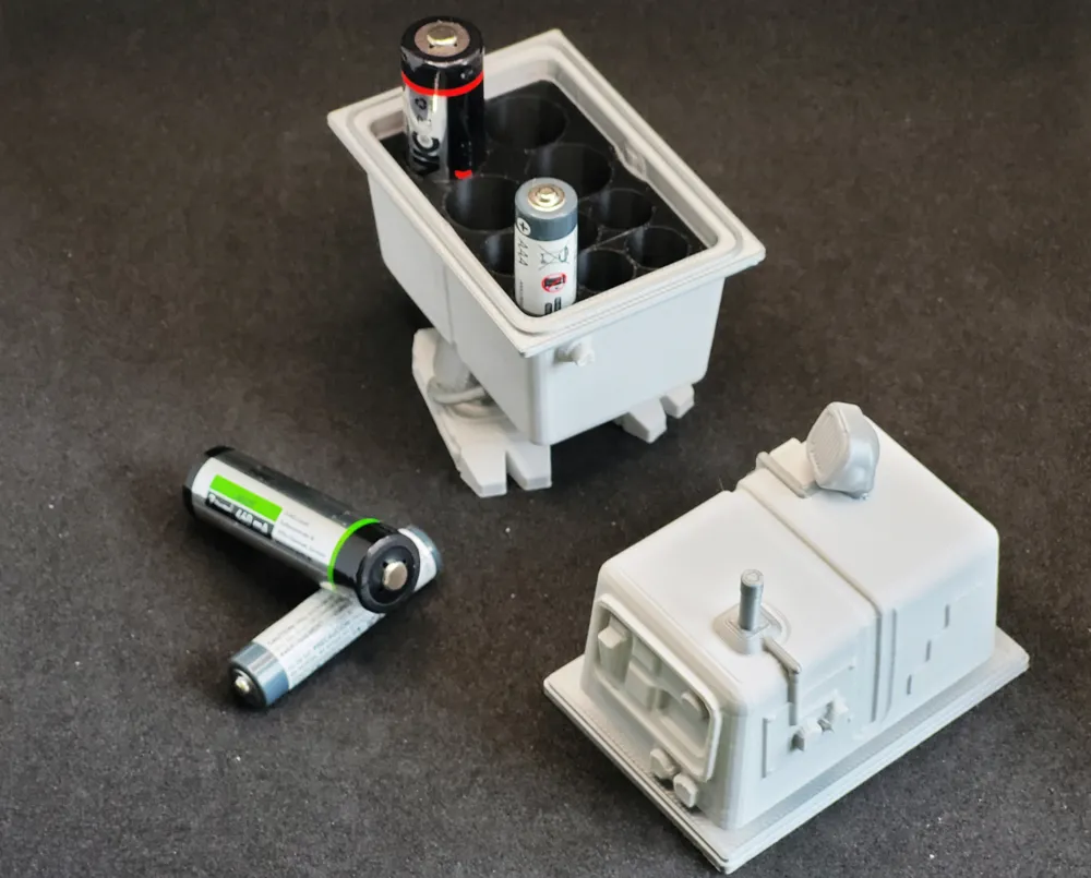 GONK Droid Mini + Battery Storage - Free 3D Print Model - MakerWorld