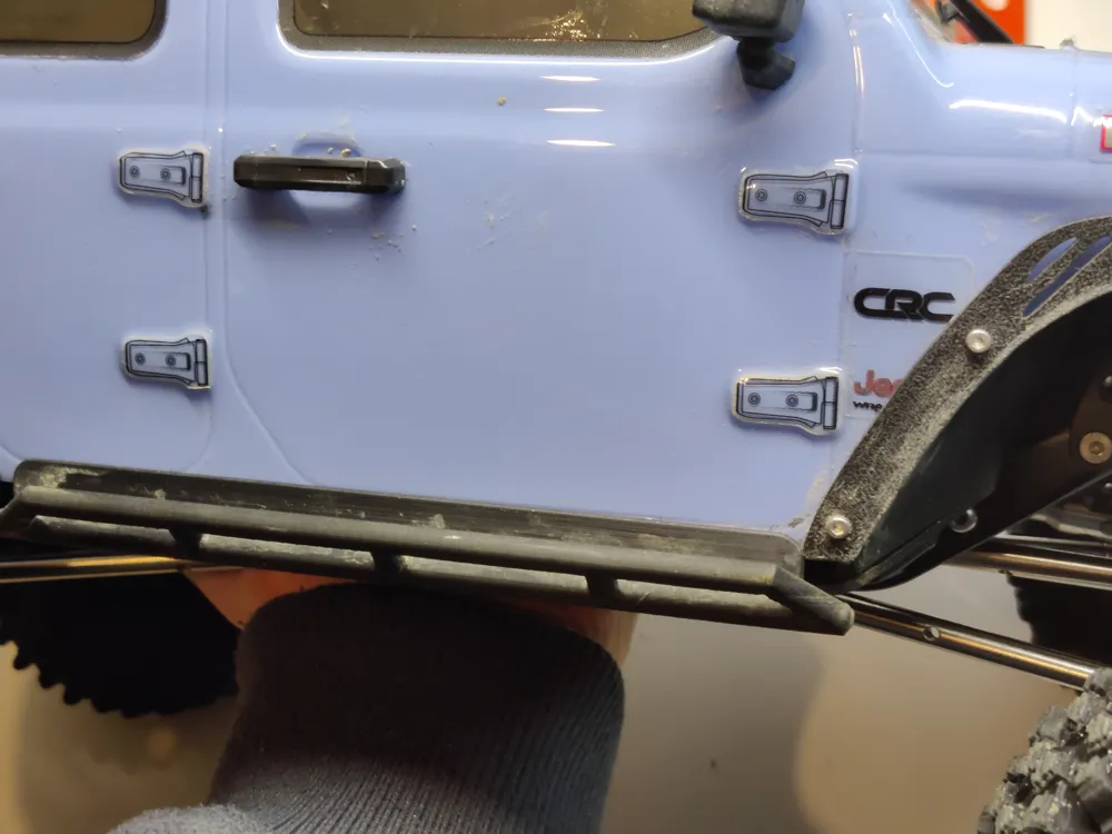 Rock sliders SCX10 iii Jeep Wrangler fully closed by TomVink - MakerWorld