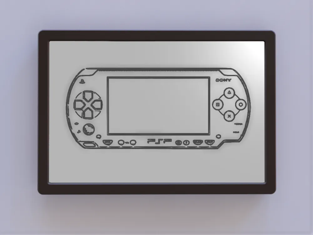Sony PSP Art Front by Ken Mills - MakerWorld