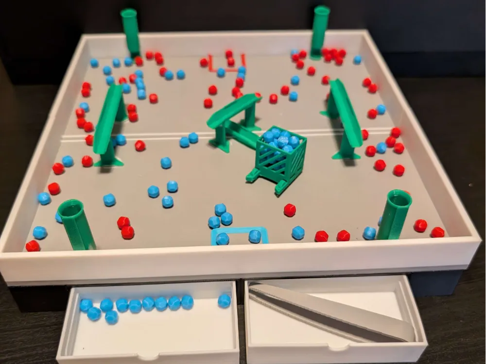 Vex Pushback Mini Field - Free 3D Print Model - MakerWorld