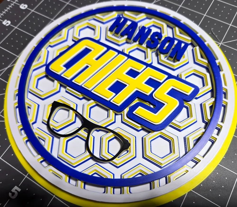 Slap Shot Charleston Chiefs Dimensional Mosaic by Richie Rich Richie ...