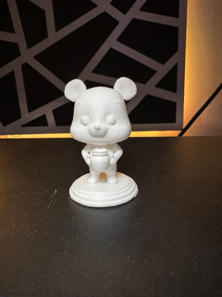 Winnie the Pooh - Cute 3D Printable Mini Figure by Maker Flow - MakerWorld
