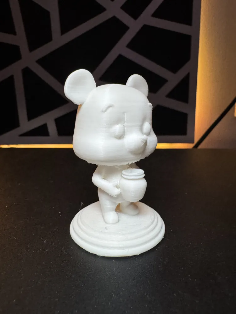 Winnie the Pooh - Cute 3D Printable Mini Figure by Maker Flow - MakerWorld