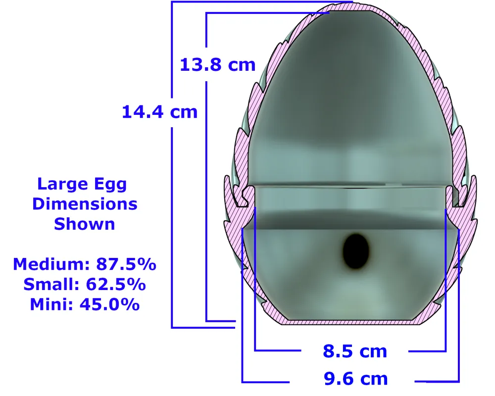 Dragon Egg (Hidden Seam) - Free 3D Print Model - MakerWorld