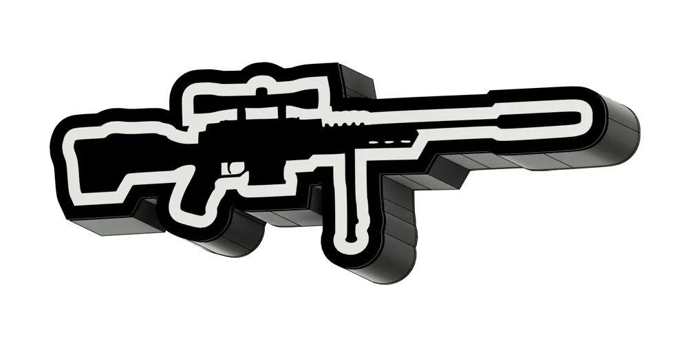 Sniper Rifle LED Lamp by Codyinbody3 - MakerWorld