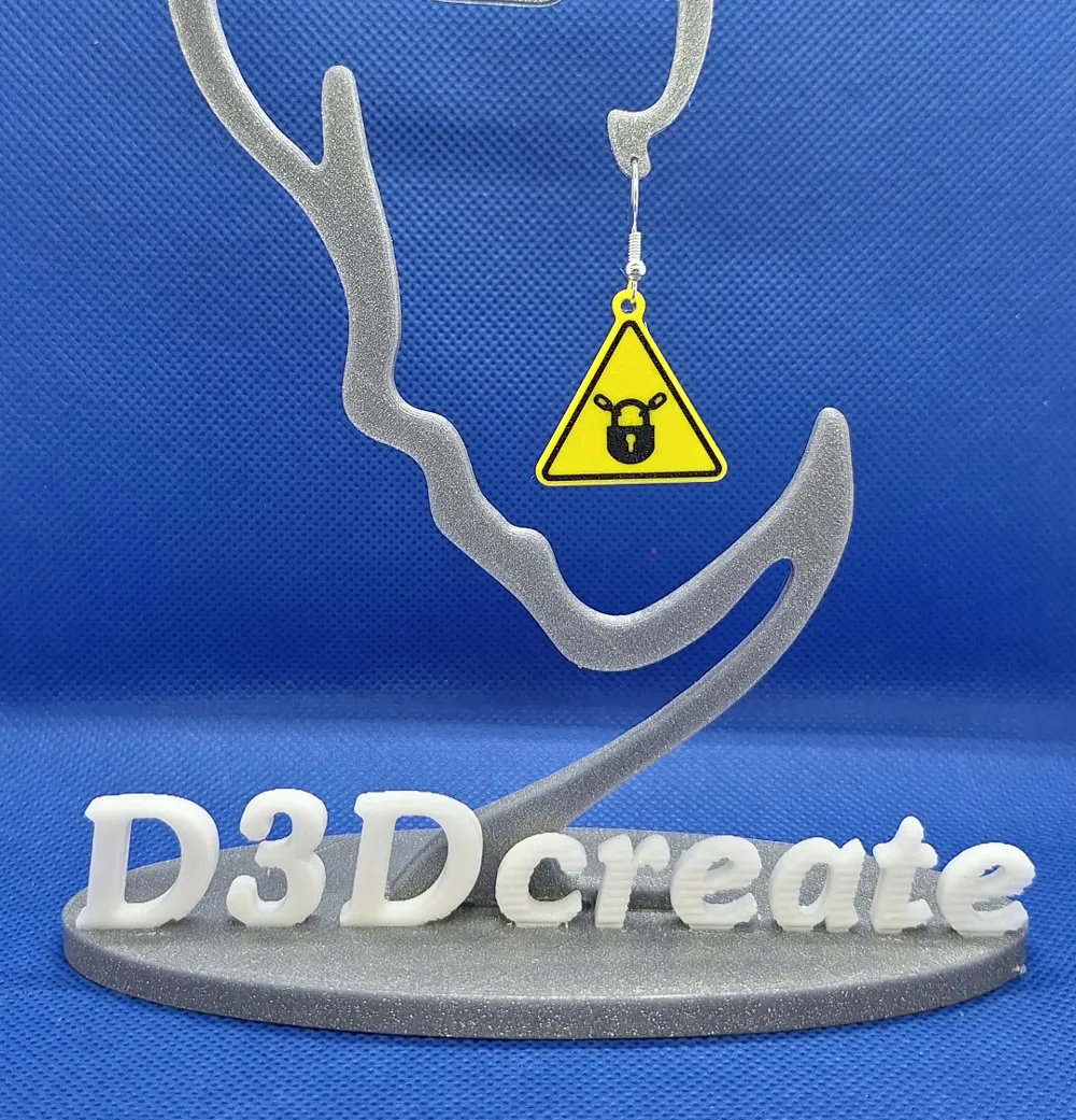 Attention sign (Nr.10) by D3D create by Dario - MakerWorld