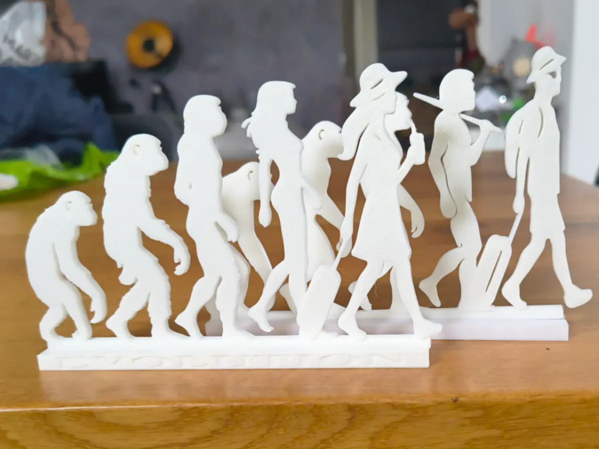 Menschliche Evolution Urlaubsreisende Liebhaber Set von ccrccrdk ...