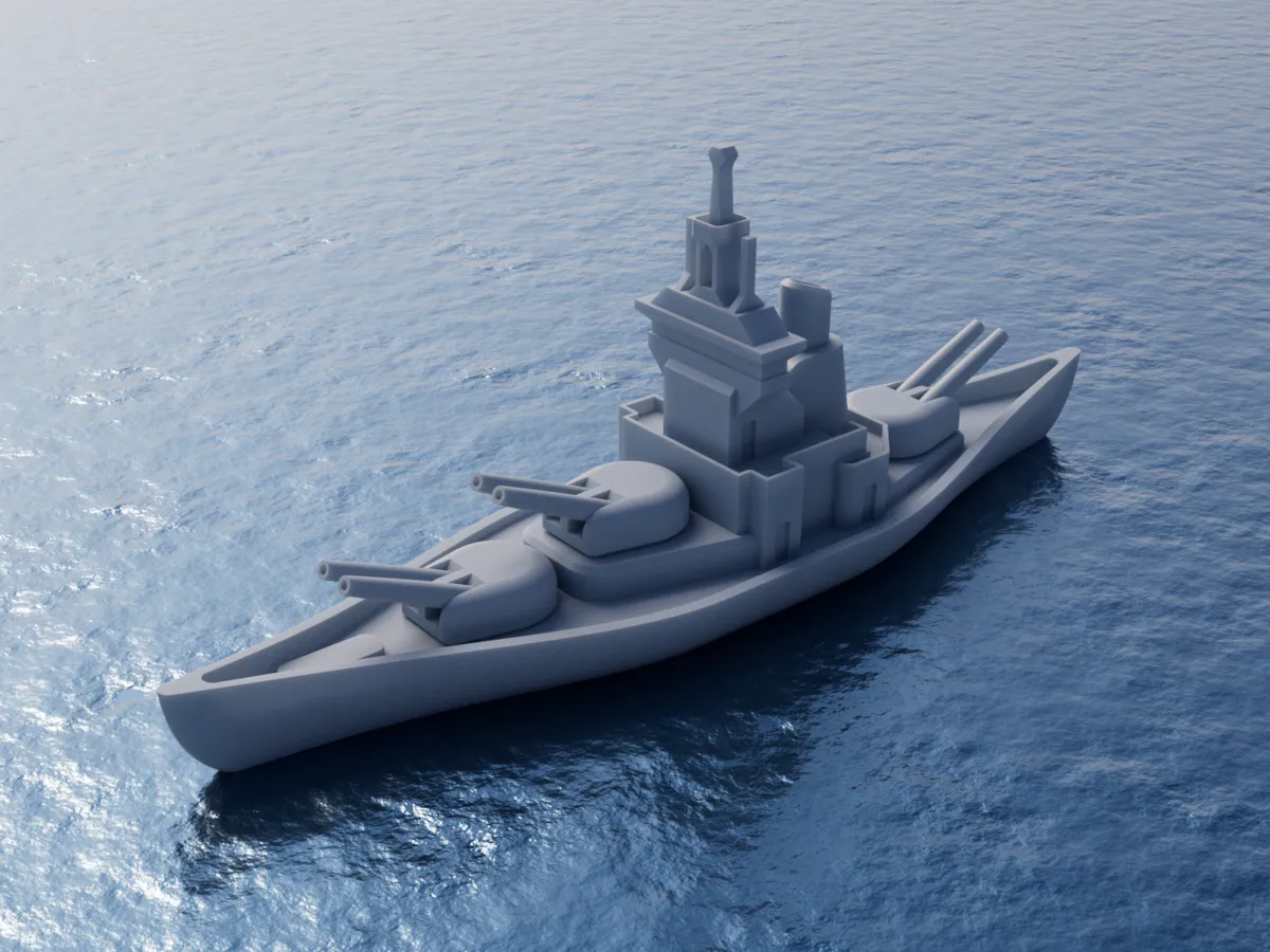 Battleship Rollmops - Free 3D Print Model - MakerWorld