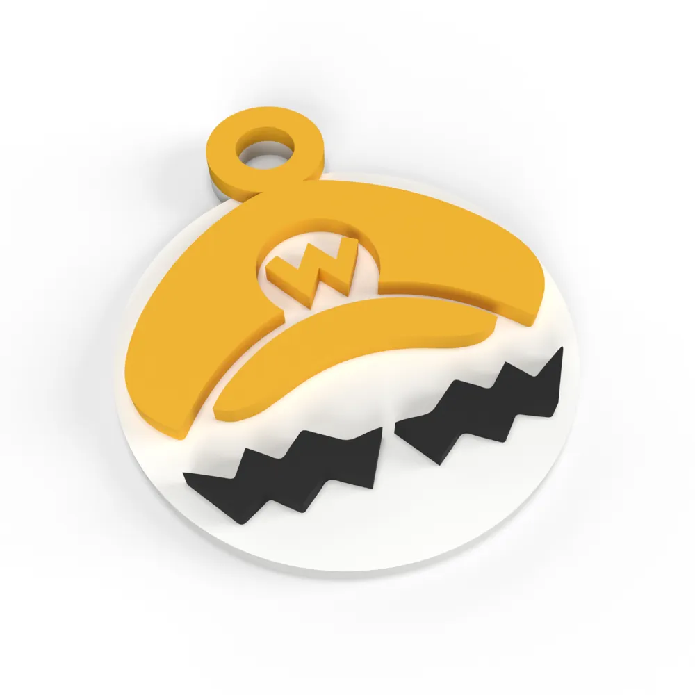 Wario mustache keychain by nicodeimos - MakerWorld