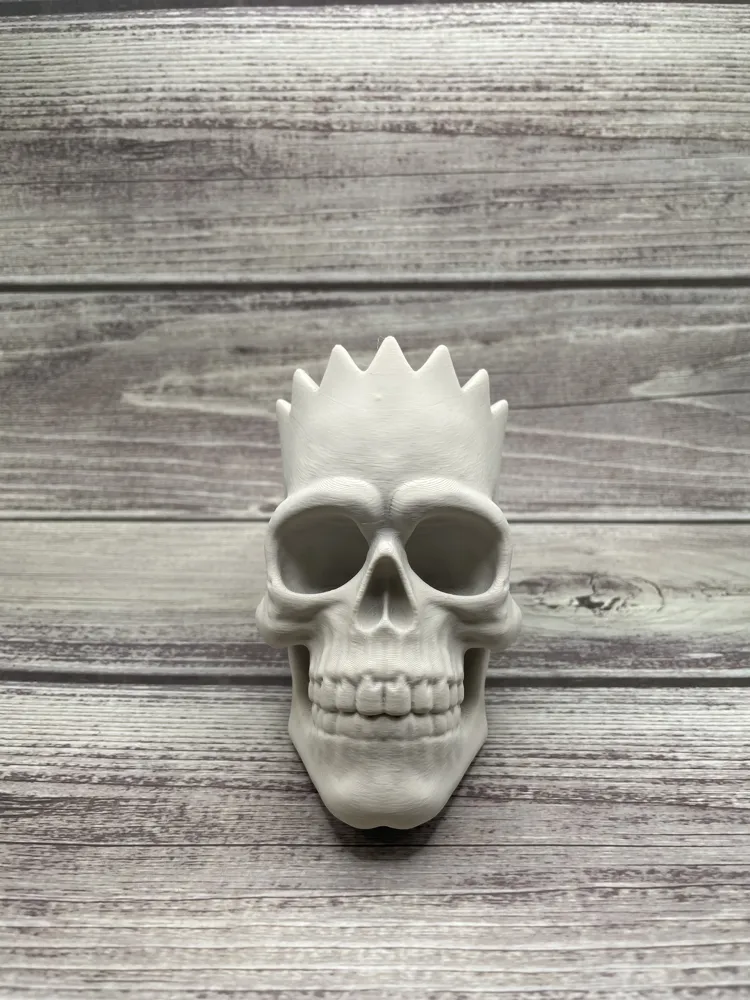 Bart Simpson Skull by Dave'sPrints MakerWorld: Download Free 3D Models