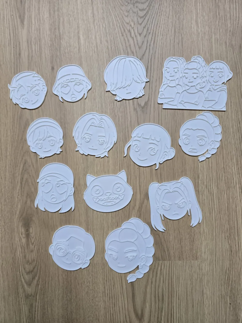 Kpop Demon Hunters Coloring Craft DIY Pack Cute - Free 3D Print Model ...