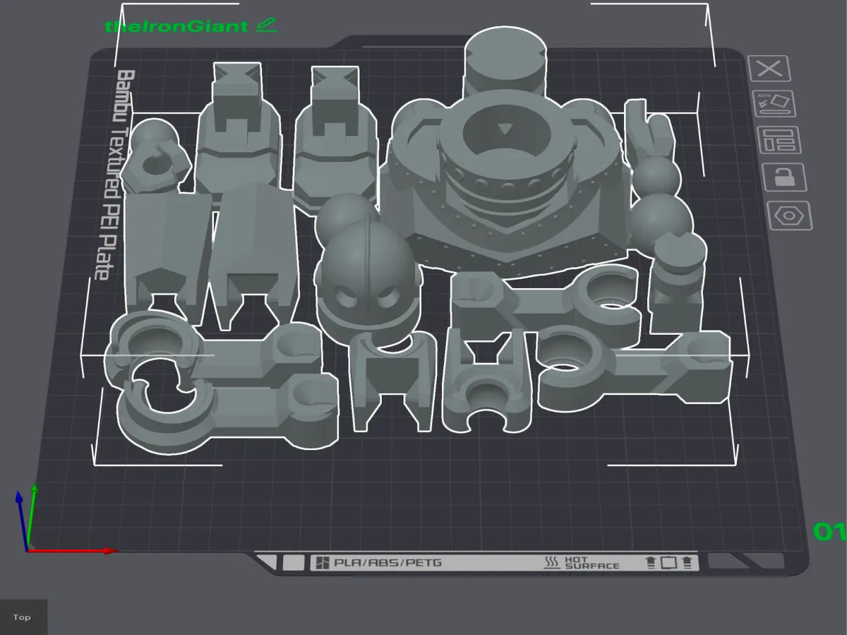 iron giant head - Free 3D Print Model - MakerWorld