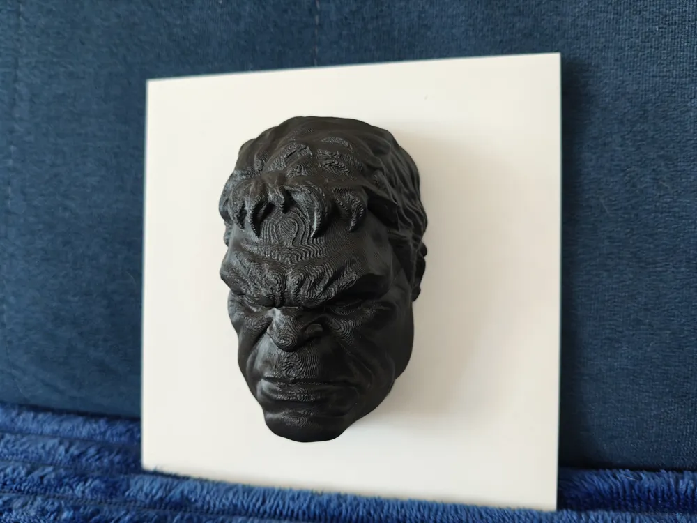 Incredible Hulk - Stylized 3D Wall Relief - Free 3D Print Model ...