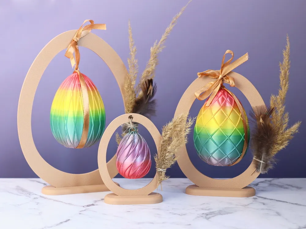 Easter Egg Stand Set by Johnny_Bit - MakerWorld