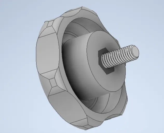 6mm Knob and Insert by Usmar19MakerWorld: Download Free 3D Models