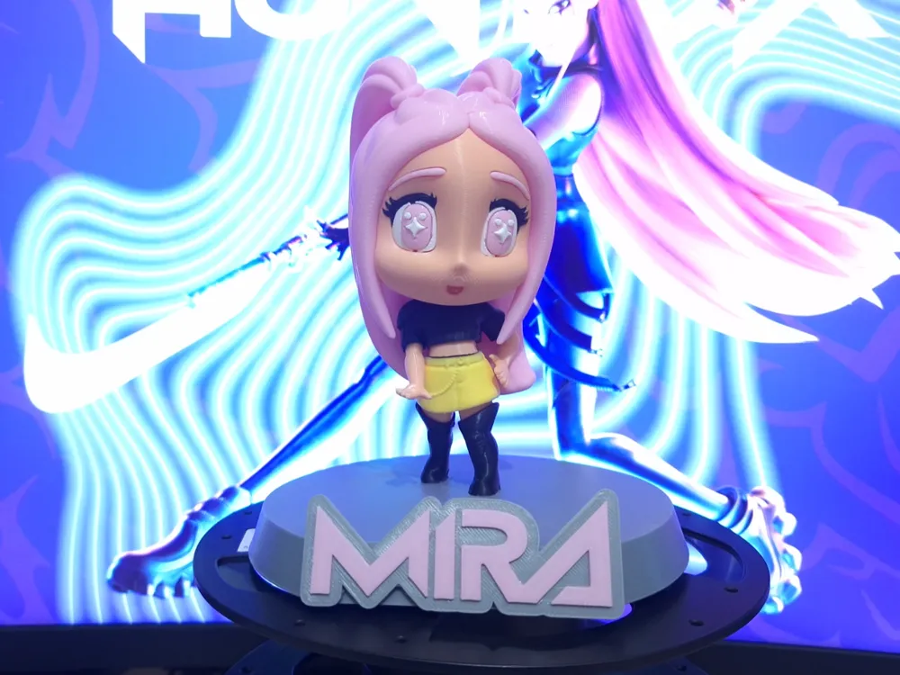 Mira Chibi Dolls Display Base - Free 3D Print Model - MakerWorld