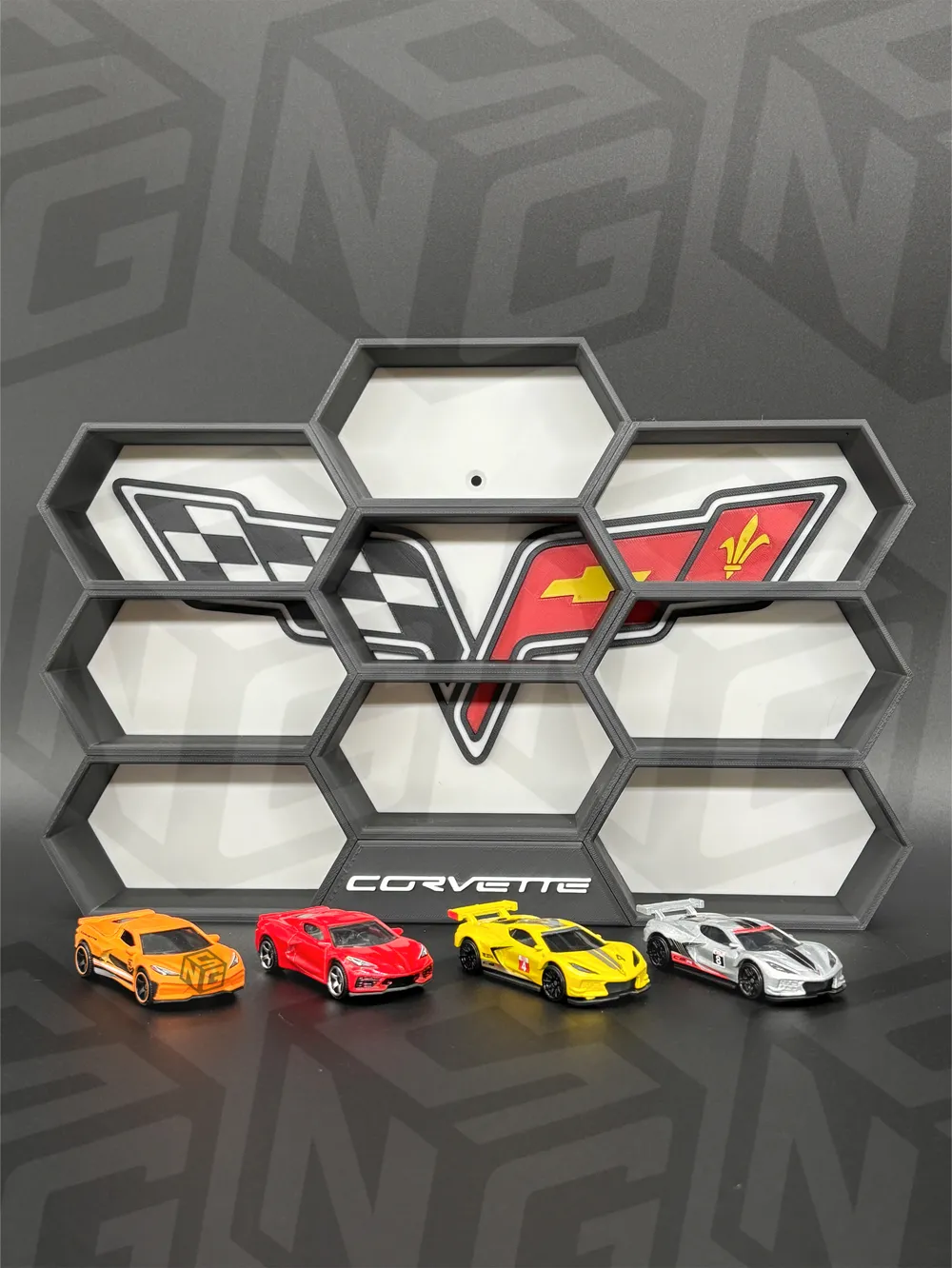 Corvette - Themed Hex Display by NSG3Dprinting MakerWorld: Download ...