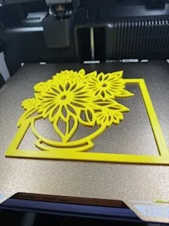 Window Art Flower - Free 3D Print Model - MakerWorld