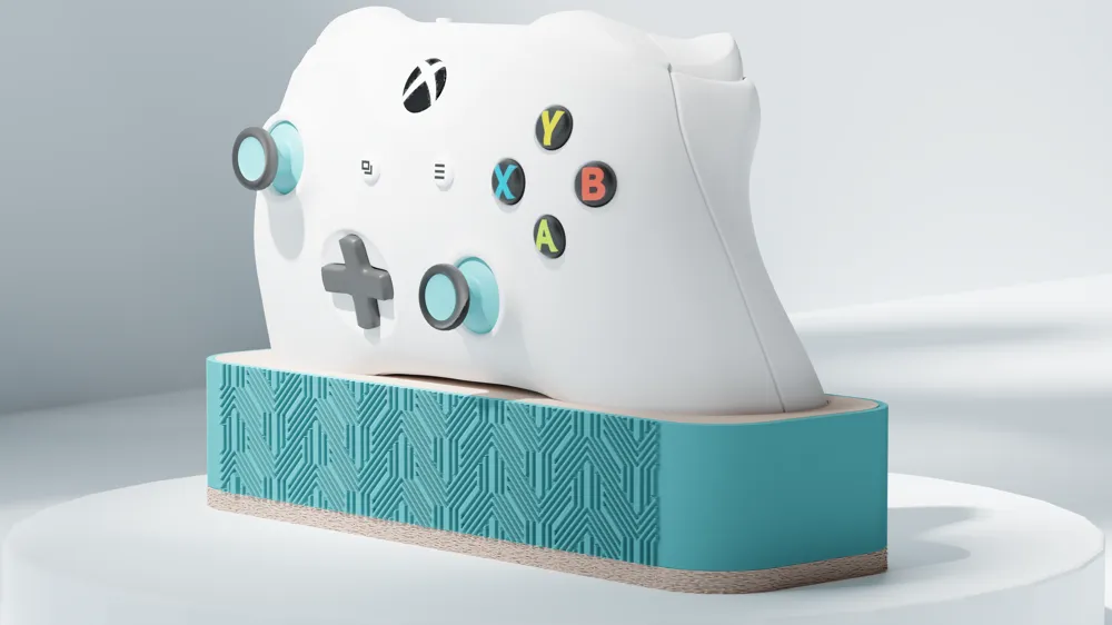 Dual-Color Xbox One Controller Holder V2 - Free 3D Print Model - MakerWorld