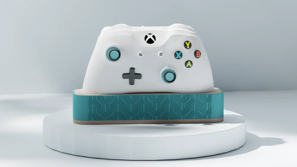 Dual-Color Xbox One Controller Holder V2 - Free 3D Print Model - MakerWorld