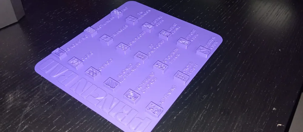 Infill References – 3D Printing Test - Free 3D Print Model - MakerWorld