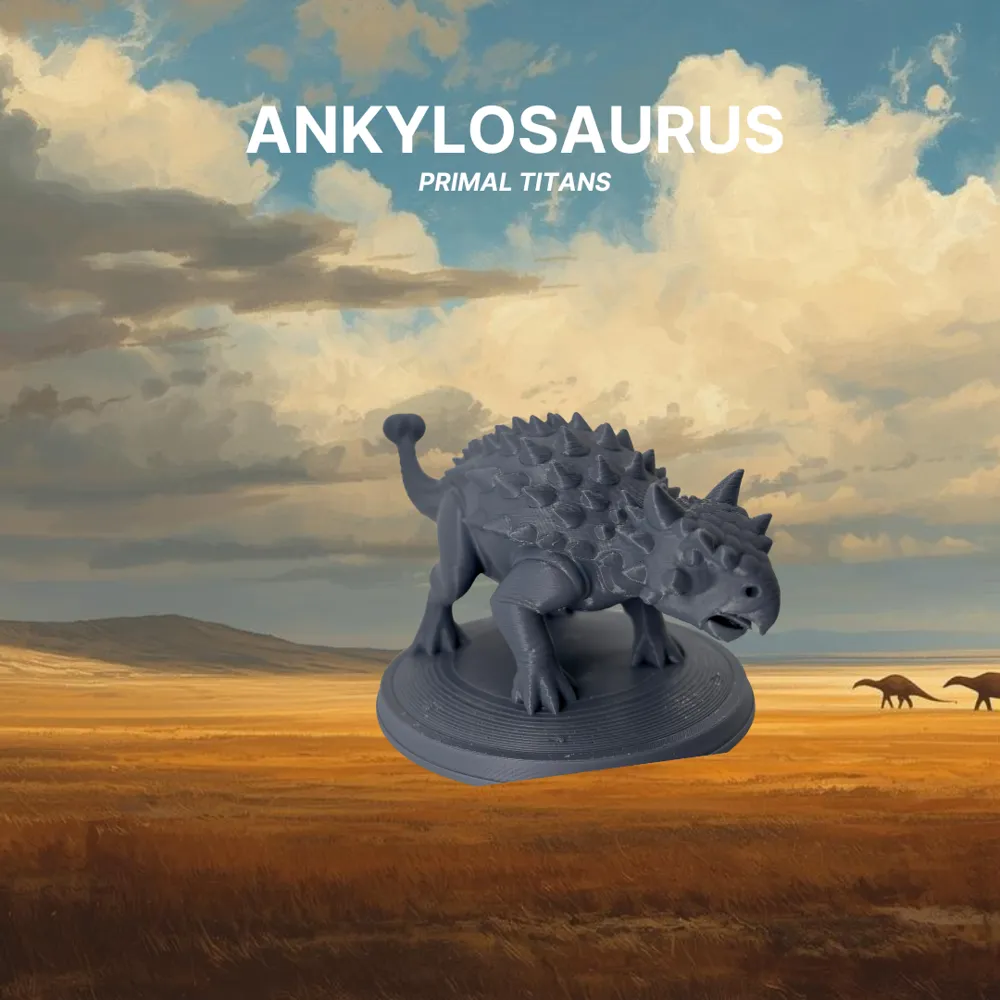 Ankylosaurus - Dinosaur Sculpture by MR_K MakerWorld: Download Free 3D ...