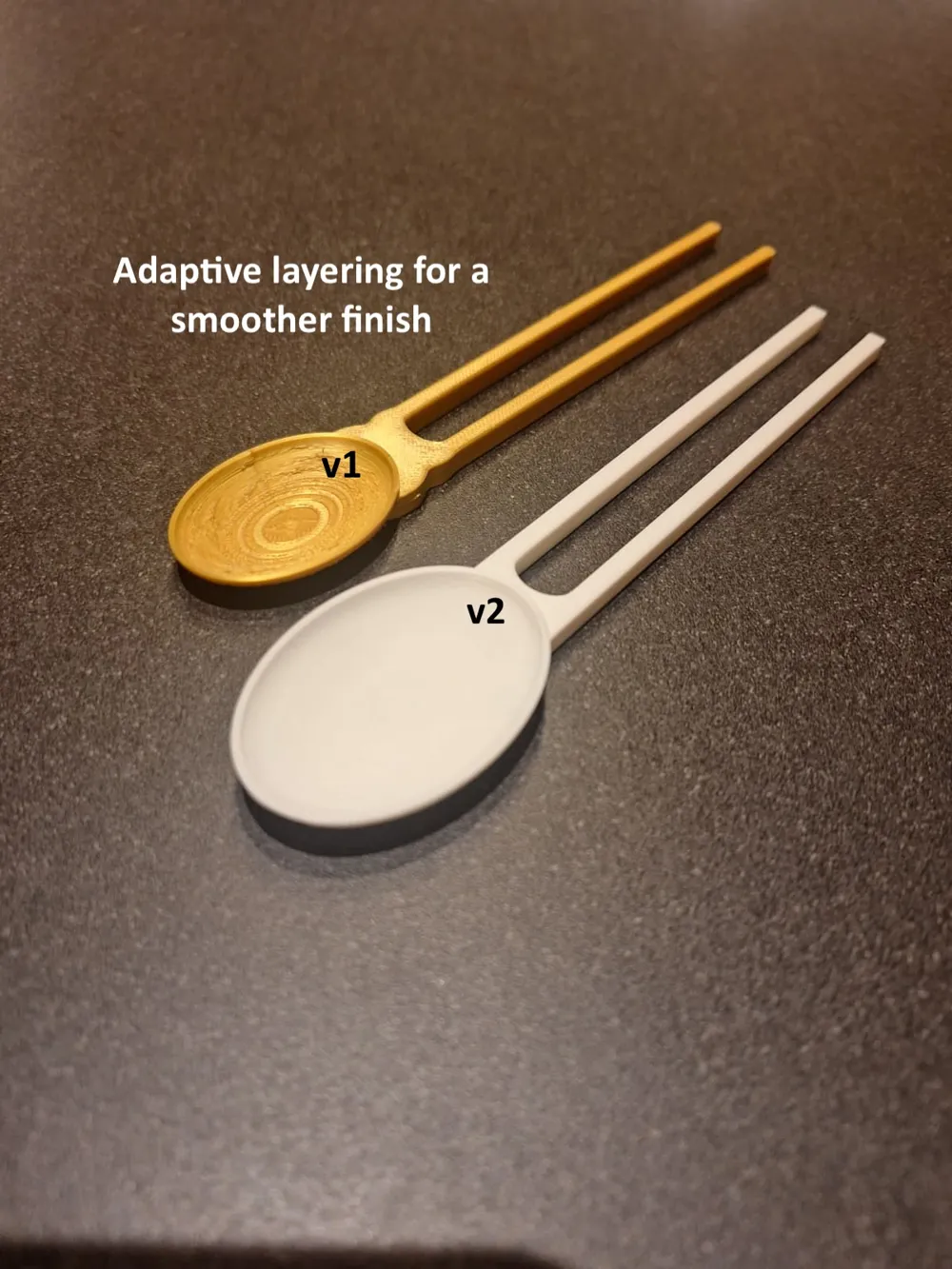 SpoonSticks v2 - Clever hybrid spoon & chopsticks - Free 3D Print Model ...