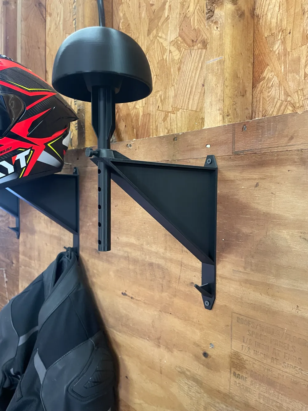 Motorcycle Helmet & Jacket Wall Mount/Display by TheoriesIn3D ...