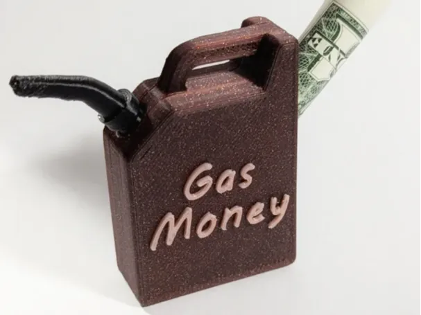 Gas Money Cash Ornament - Free 3D Print Model - MakerWorld