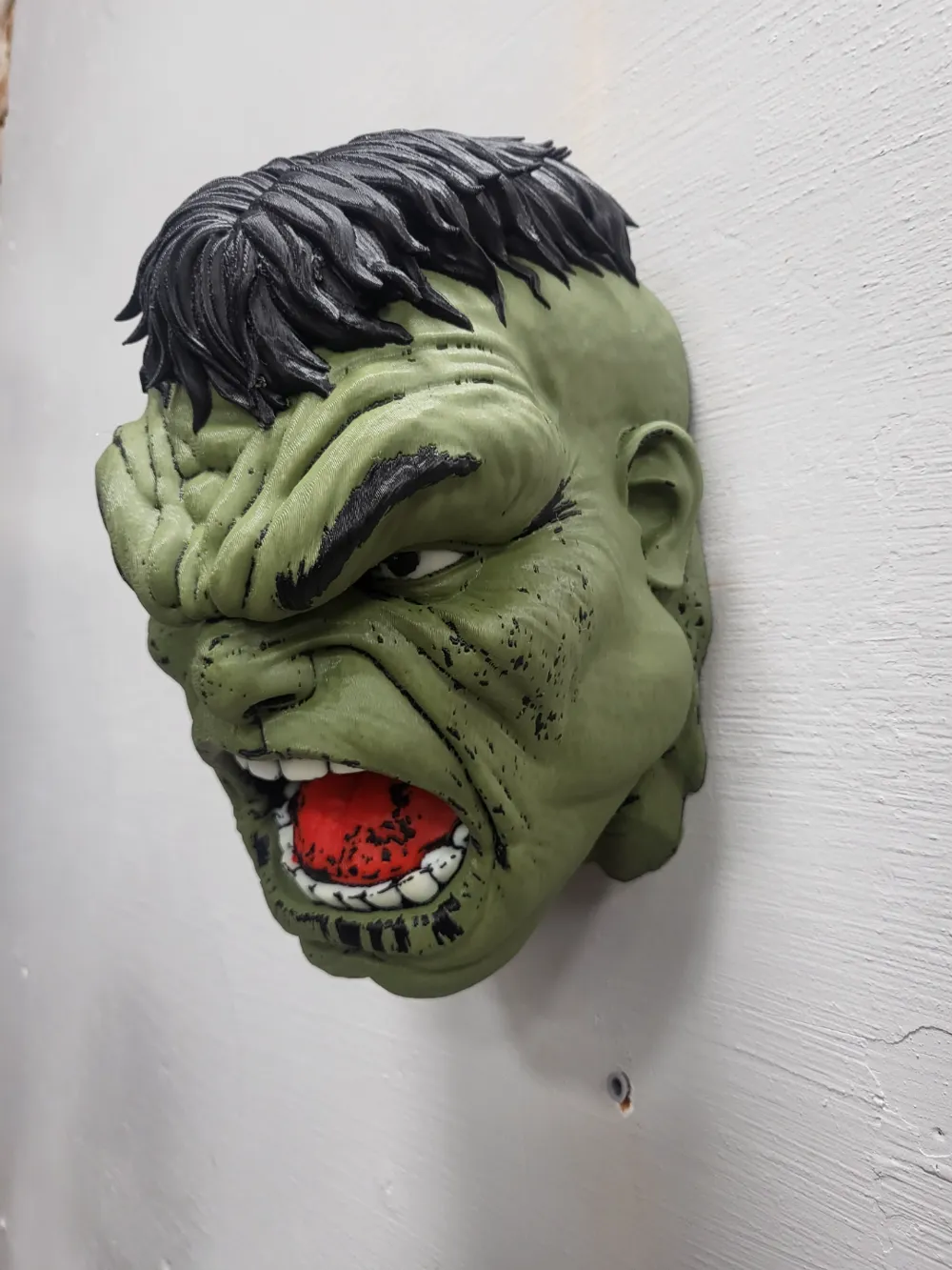 green HULK multi color bust by MadMonkey3D MakerWorld: Download Free 3D Models