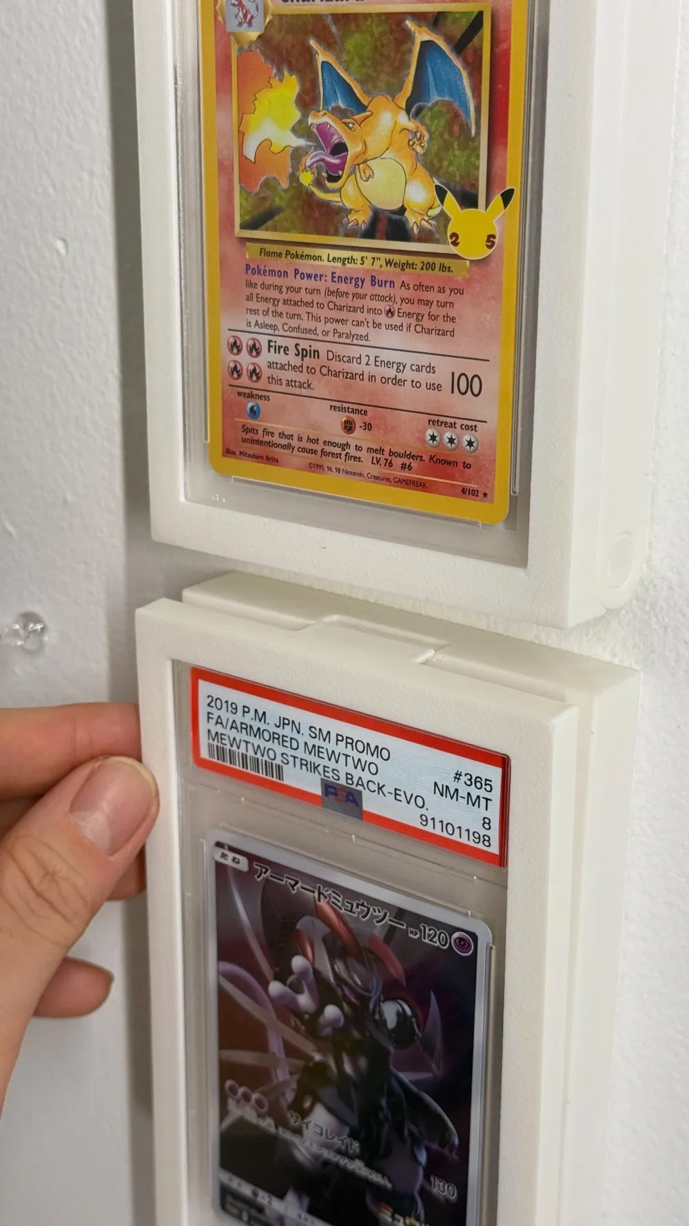PSA Slab Wall Display: Easy Swap, Push Pin Mount - Free 3D Print Model ...