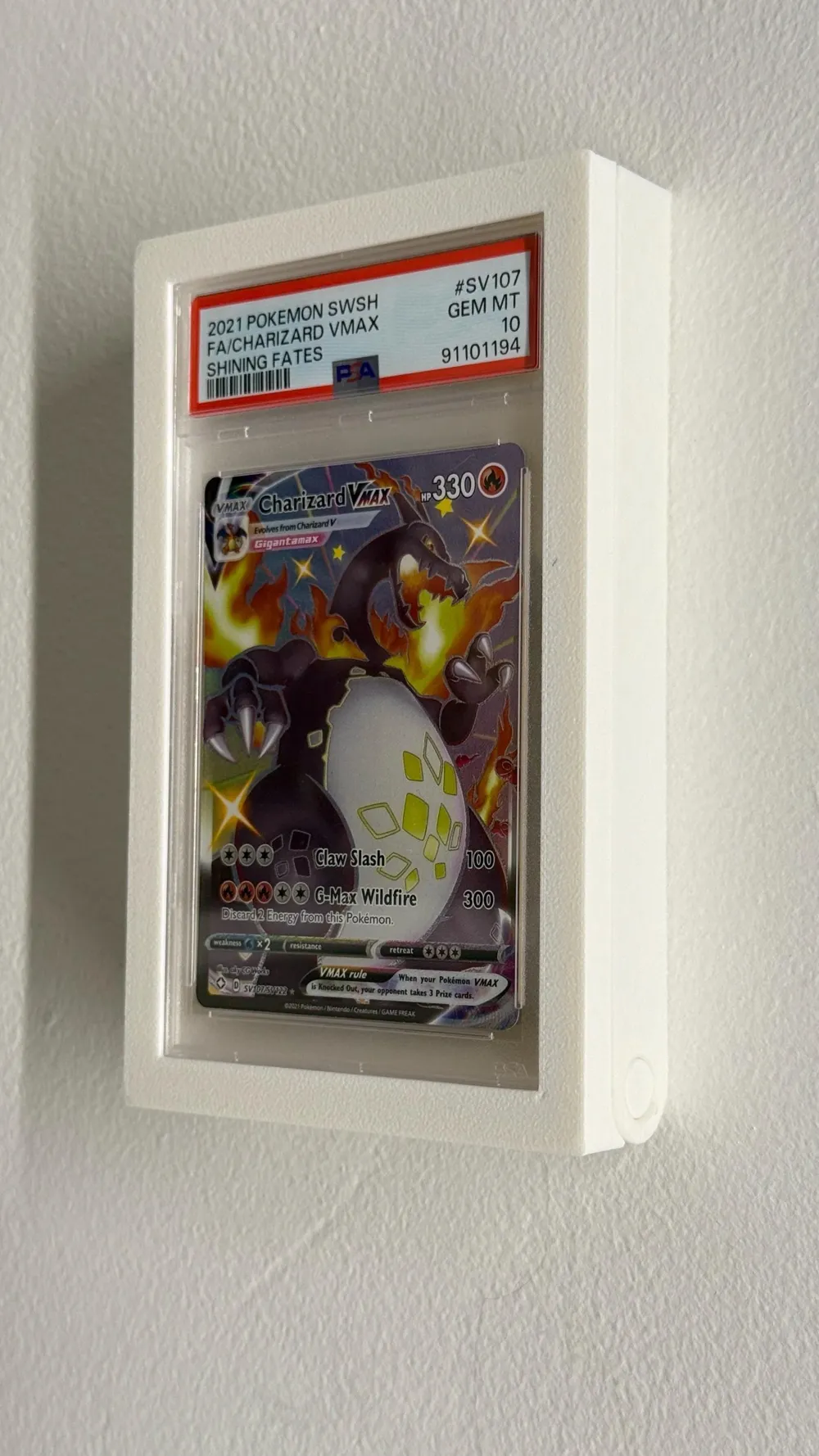 PSA Slab Wall Display: Easy Swap, Push Pin Mount - Free 3D Print Model ...