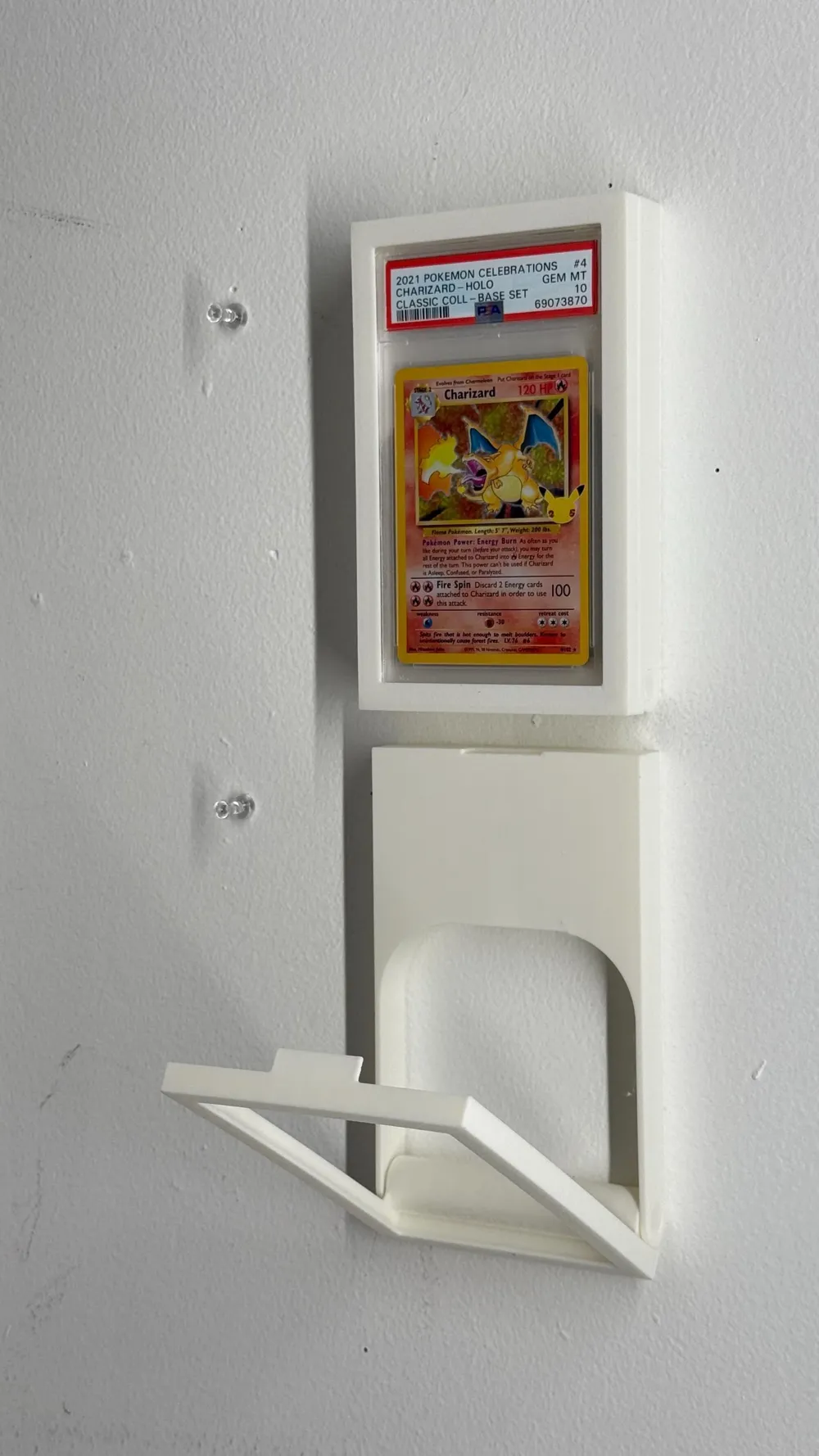 PSA Slab Wall Display: Easy Swap, Push Pin Mount - Free 3D Print Model ...