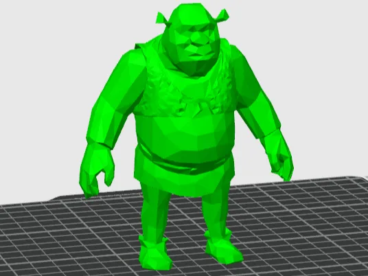 Low poly Shrek by Porkable_3D - MakerWorld
