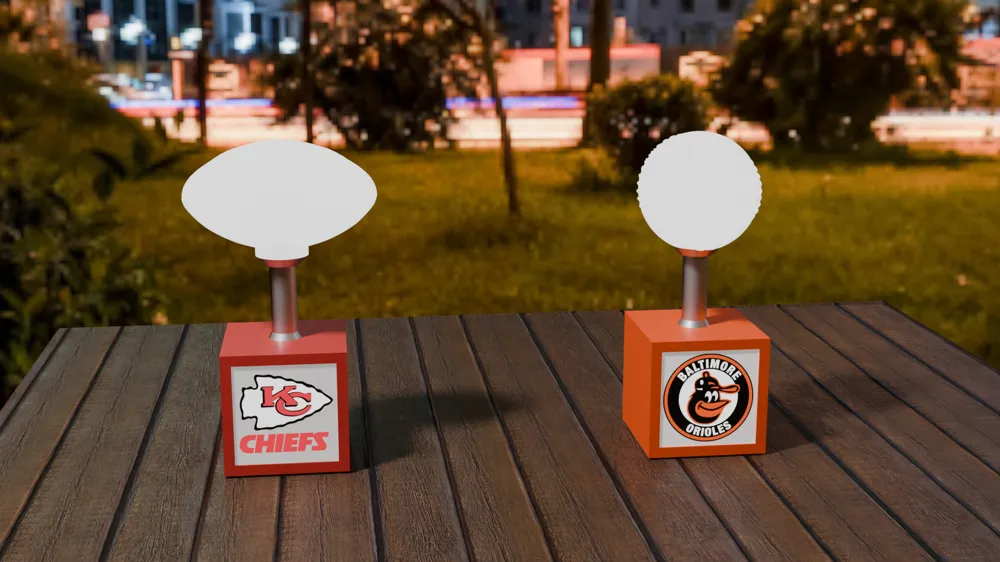 Sports Logo Lamp Box by mker17 MakerWorld: Download Free 3D Models