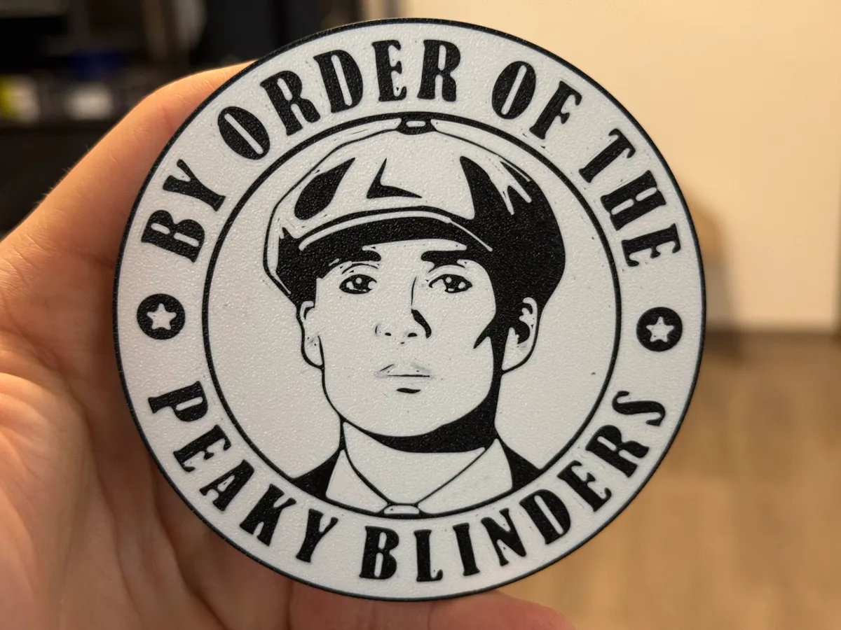 Peaky Blinders Order coaster - Free 3D Print Model - MakerWorld