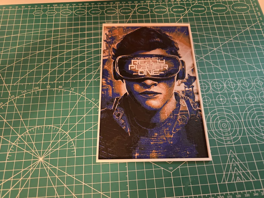 Ready Player One Filmplakat - Hueforge Kunst – Kostenloses 3D ...