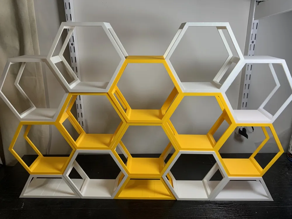 HoneyComb Hexagon Display - Free 3D Print Model - MakerWorld