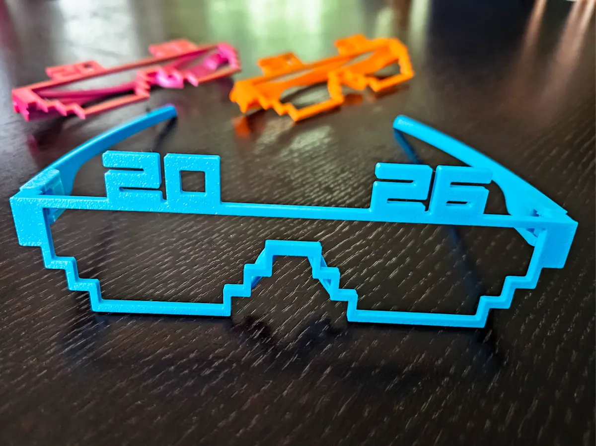 8-Bit New Year 2026 New Years Eve Glasses Empty by New_Kids_Turbo ...