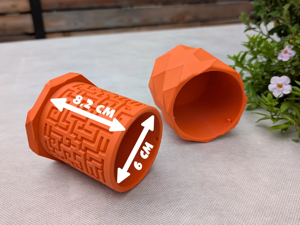 Maze Puzzle Box - Low Poly design - Free 3D Print Model - MakerWorld