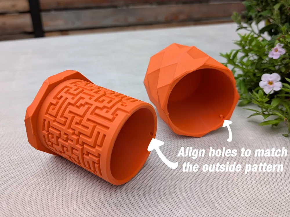 Maze Puzzle Box - Low Poly design - Free 3D Print Model - MakerWorld