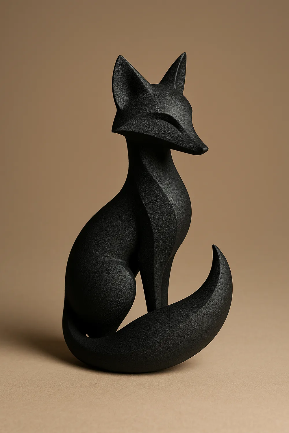 Fox Sculpture - Home Decor - Free 3D Print Model - MakerWorld